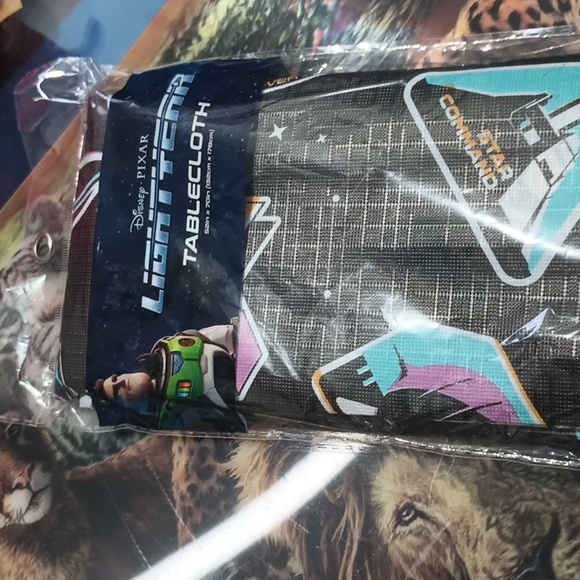 Disney | Party Supplies | Disney Pixar Lightyear Vinyl Tablecloth ...